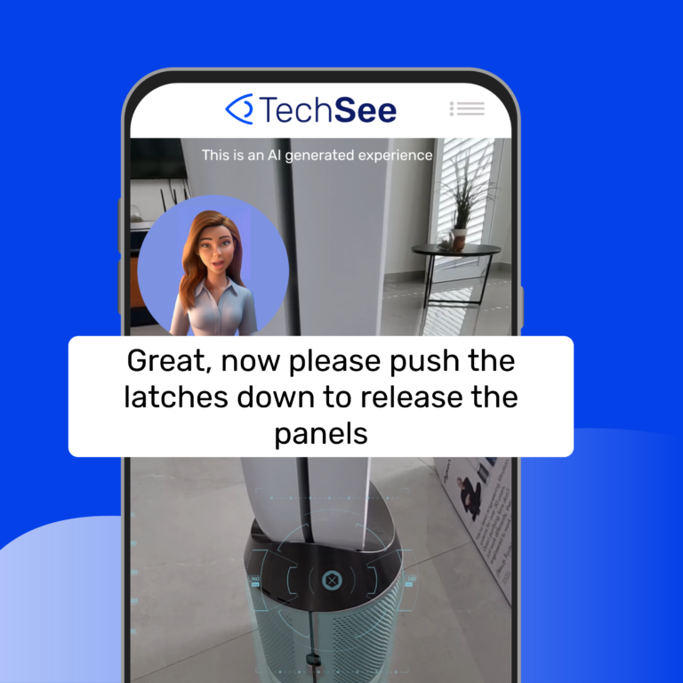 MultiSensory AI Agent, Sophie AI by TechSee