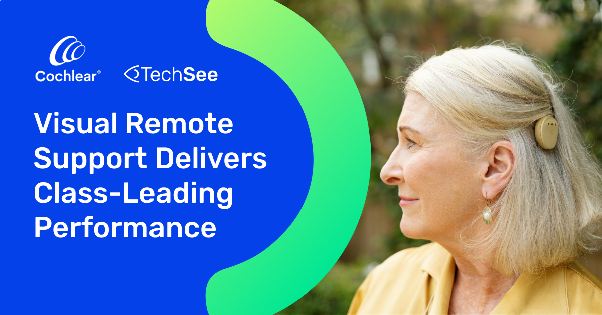 Visual remote support deliver best-in-class results | TechSee
