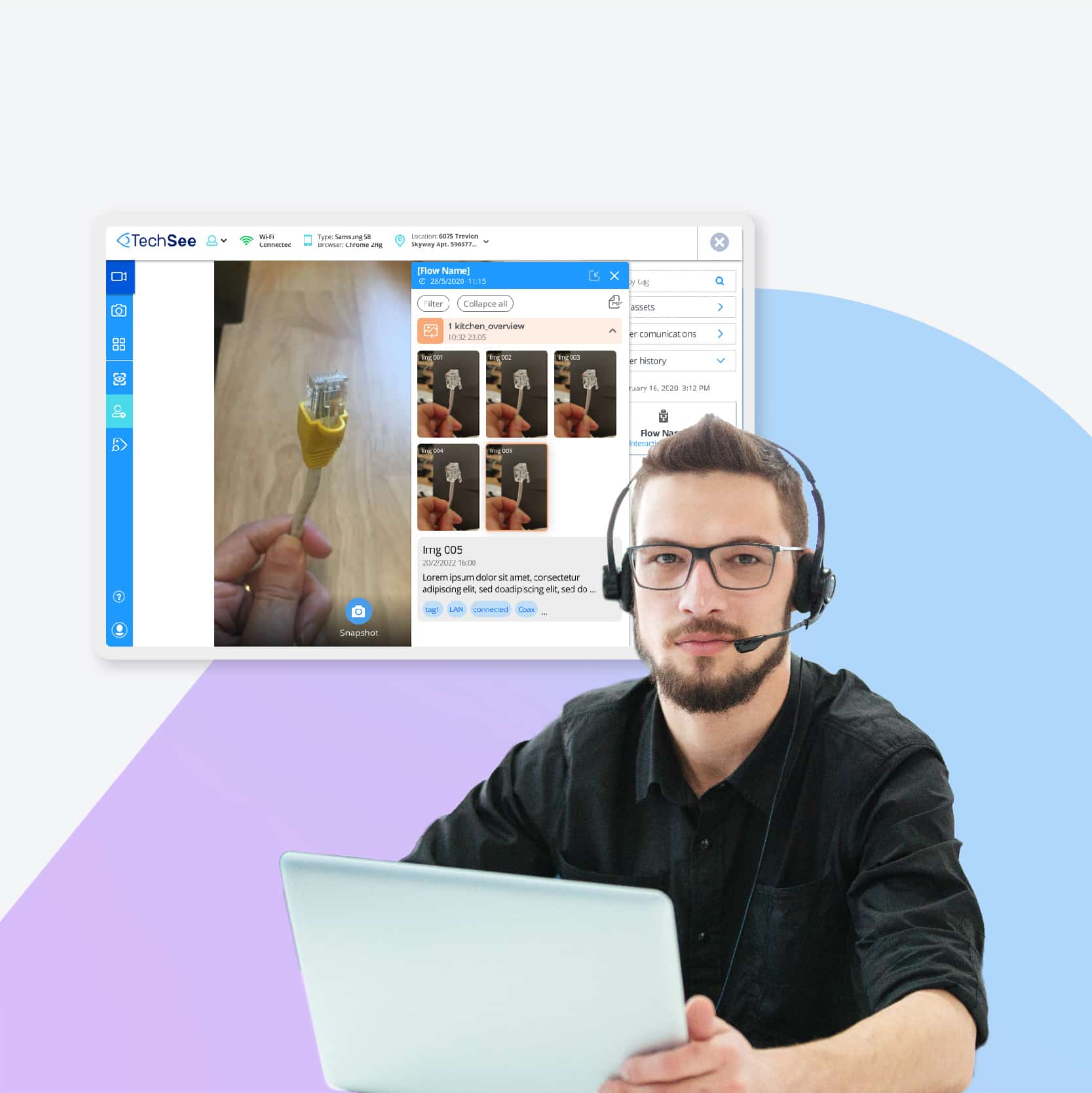 AI Virtual Agent, Sophie AI by TechSee